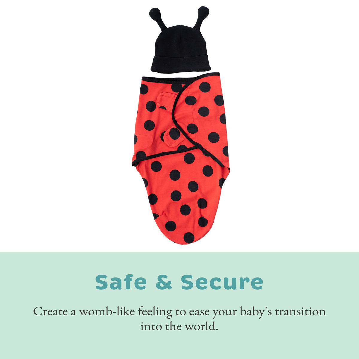 Ladybug Cotton Swaddle